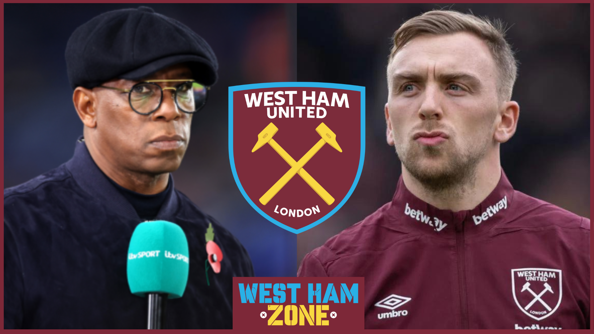 Ian Wright reacts as West Ham make Jarrod Bowen announcement
