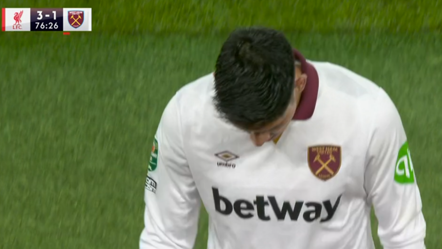 Edson Alvarez 'very lucky' for West Ham v Aston Villa after new footage
