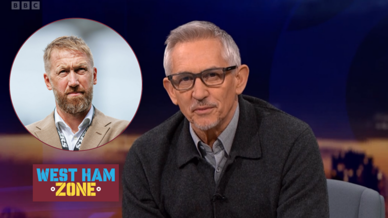Gary Lineker shares Graham Potter admission on MOTD after West Ham defeat