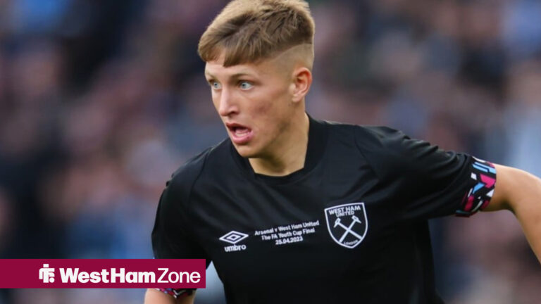 Callum Marshall's mum reacts as West Ham rising star scores v Grasshopper