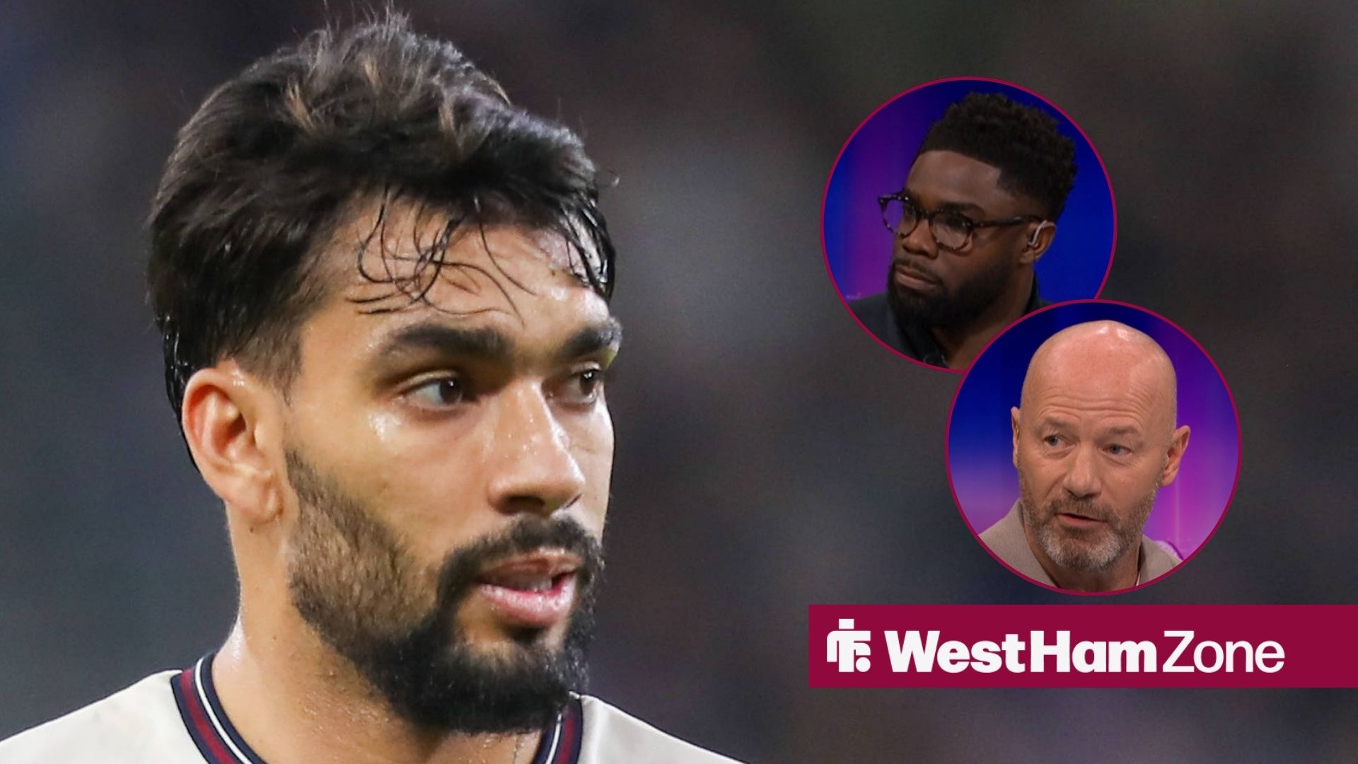 All 13 words Alan Shearer said about Lucas Paqueta red card in West Ham ...