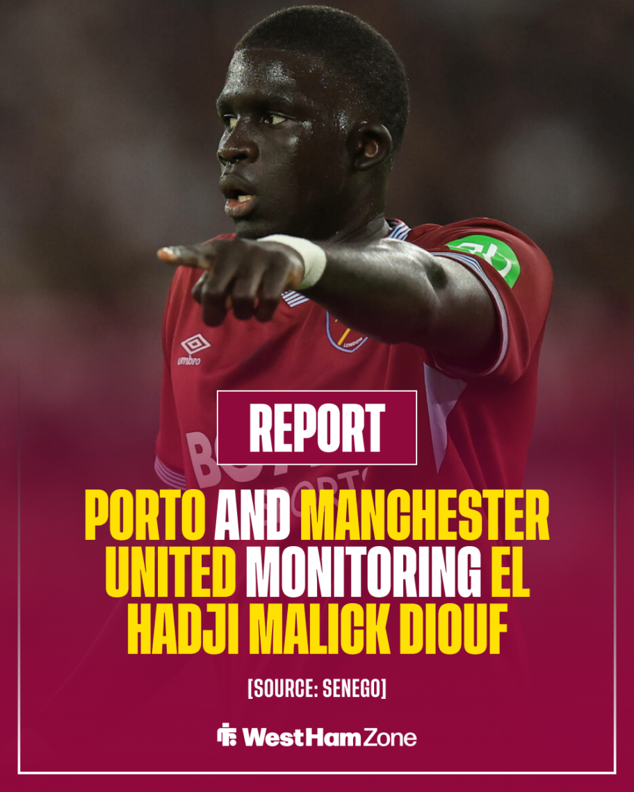 Manchester United eye El Hadji Malick Diouf as West Ham relegation ...
